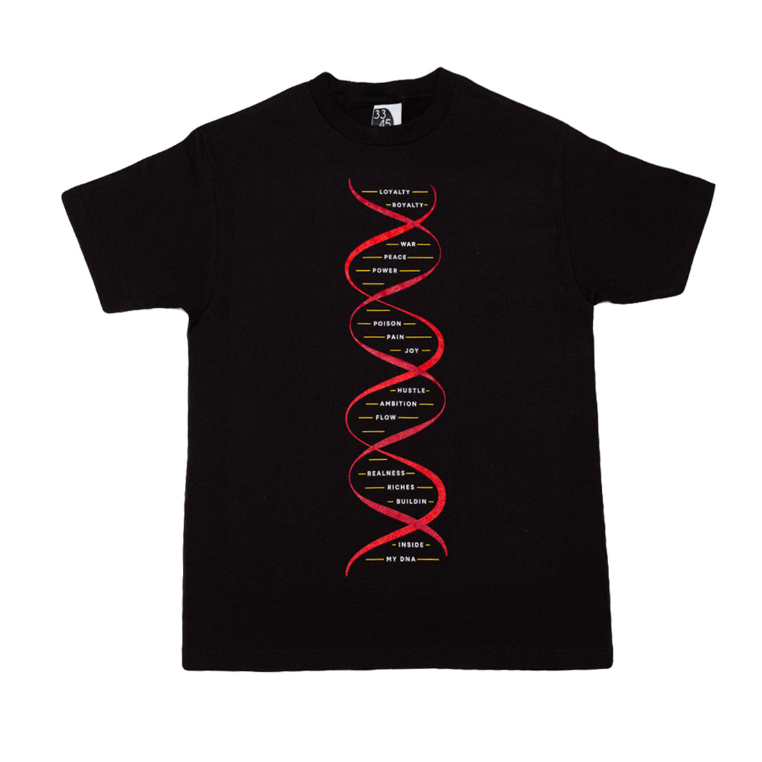 Men's Ongaku DNA T-Shirt Black – Shop True Clothing