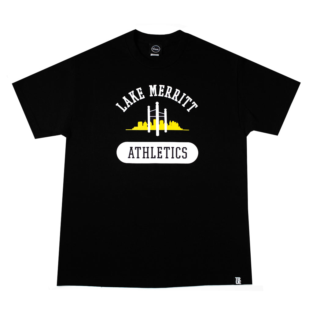 Mens True Lake Merritt Athletics T-Shirt Black – Shop True Clothing